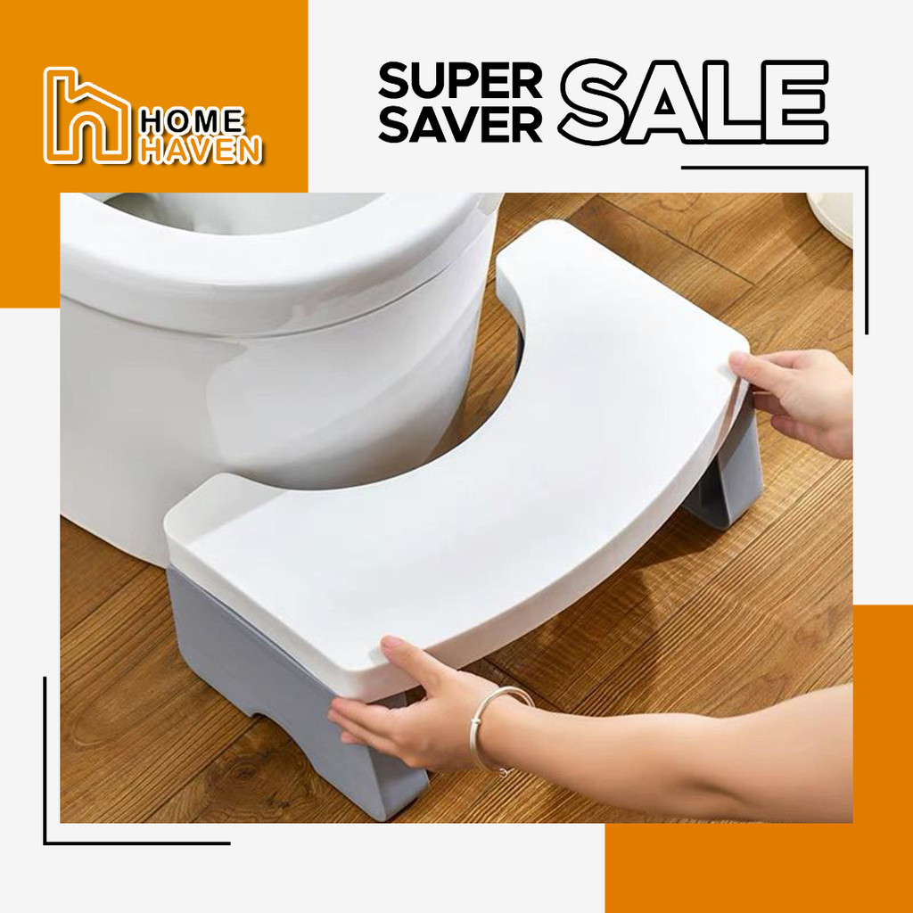 HOME HAVEN Footrest Toilet Squaty Foot Step Potty Healthy Toilet Squat ...