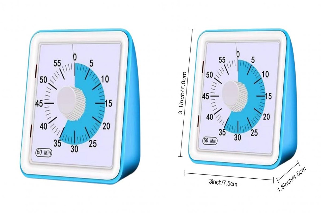 PA| Kitchen Timer for Meetings Easy-to-understand Timer Silent Magnetic ...