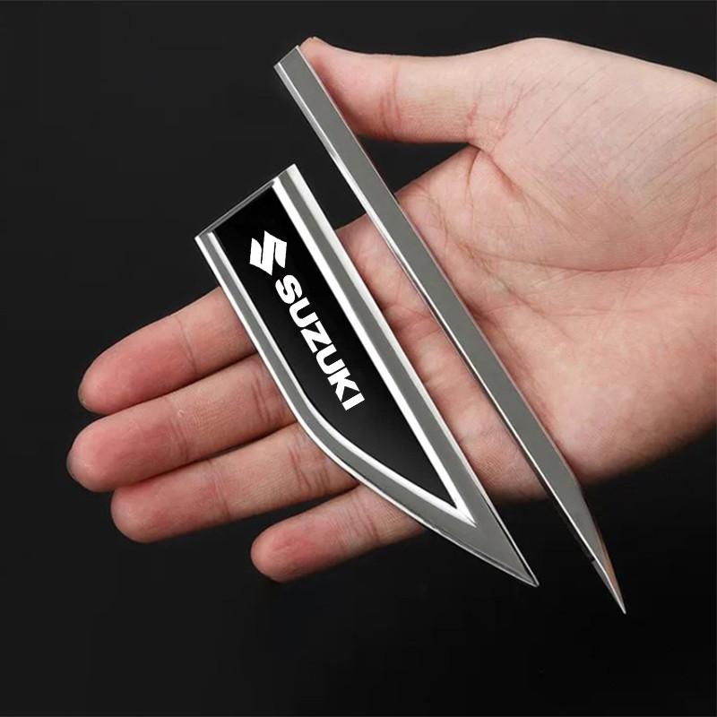 ISUZU Universal Car Door Fender 3D Metal Side Label Stickers Decorative ...