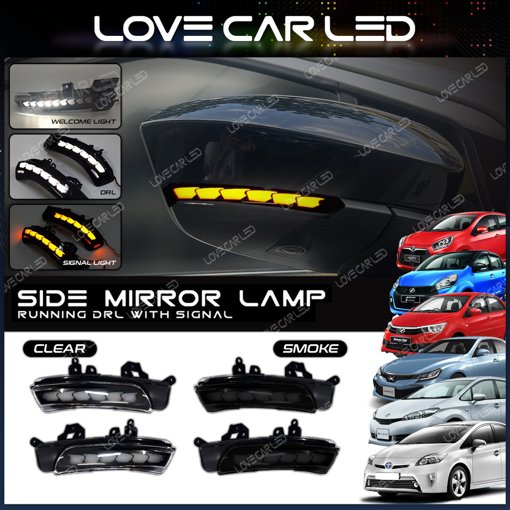 Perodua Bezza Myvi 15-18 Axia Old Side Mirror LED Lamp Running Signal ...