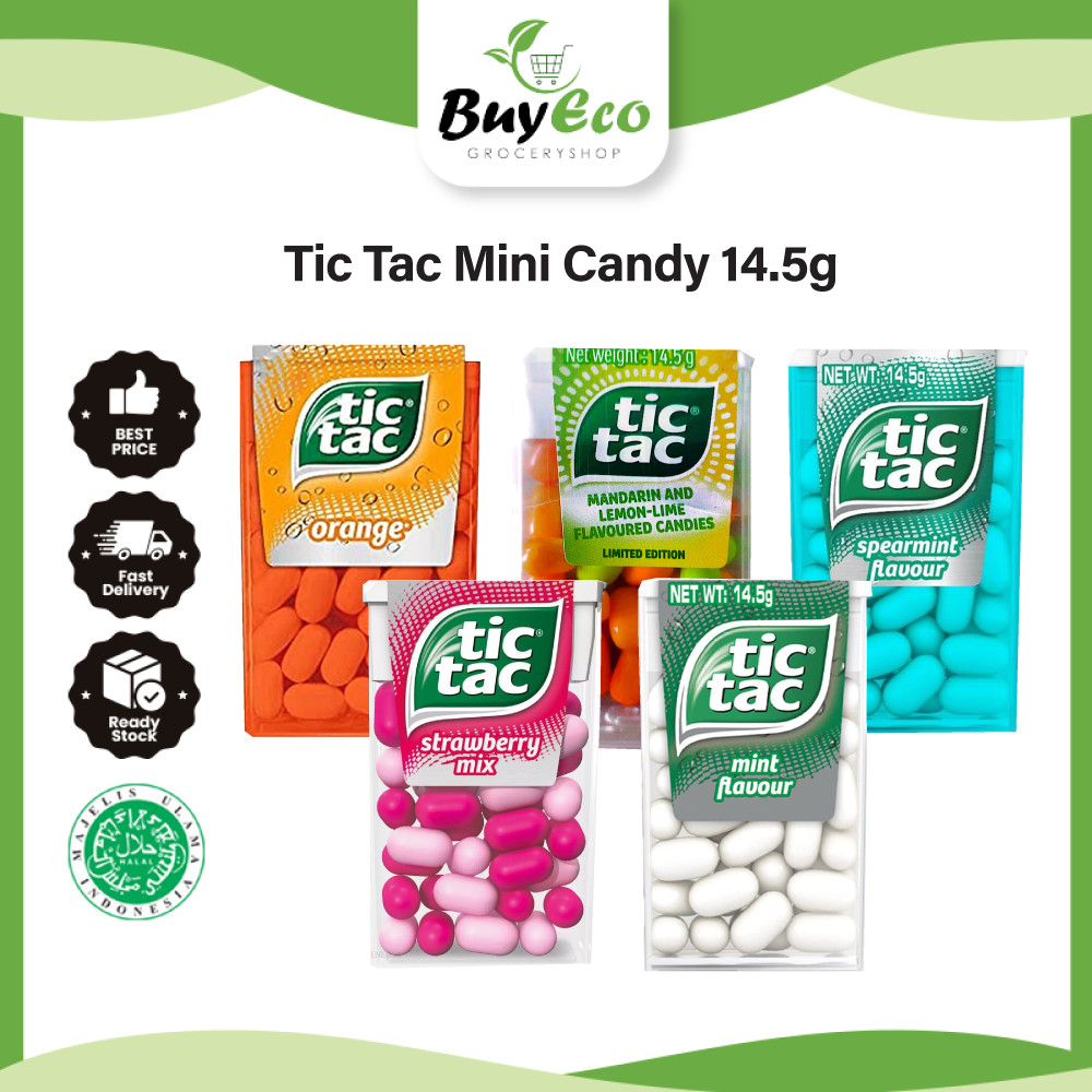 Tic Tac Mini Candy 14.5gm Gula-Gula 糖果 | Shopee Malaysia
