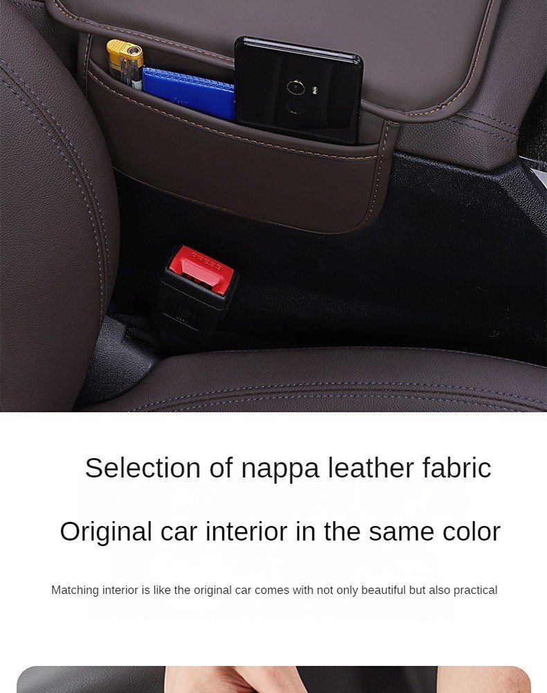 Toyota GR Sport Car Armrest Box Pad Leather Arm Rest Protection Cushion ...