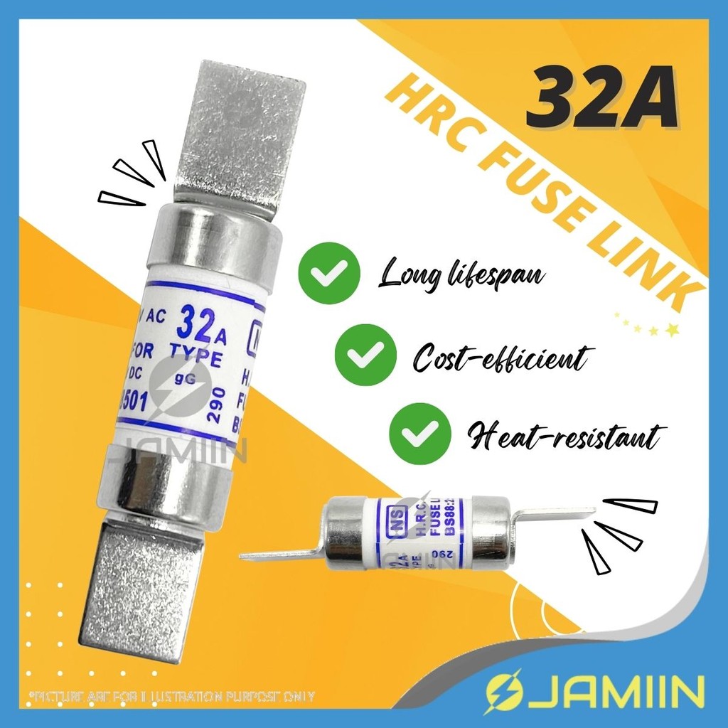 32A F06 HRC Fuse Link Ceramic Fius Fuse Cut Out Fuse Fuse Motor Amp ...