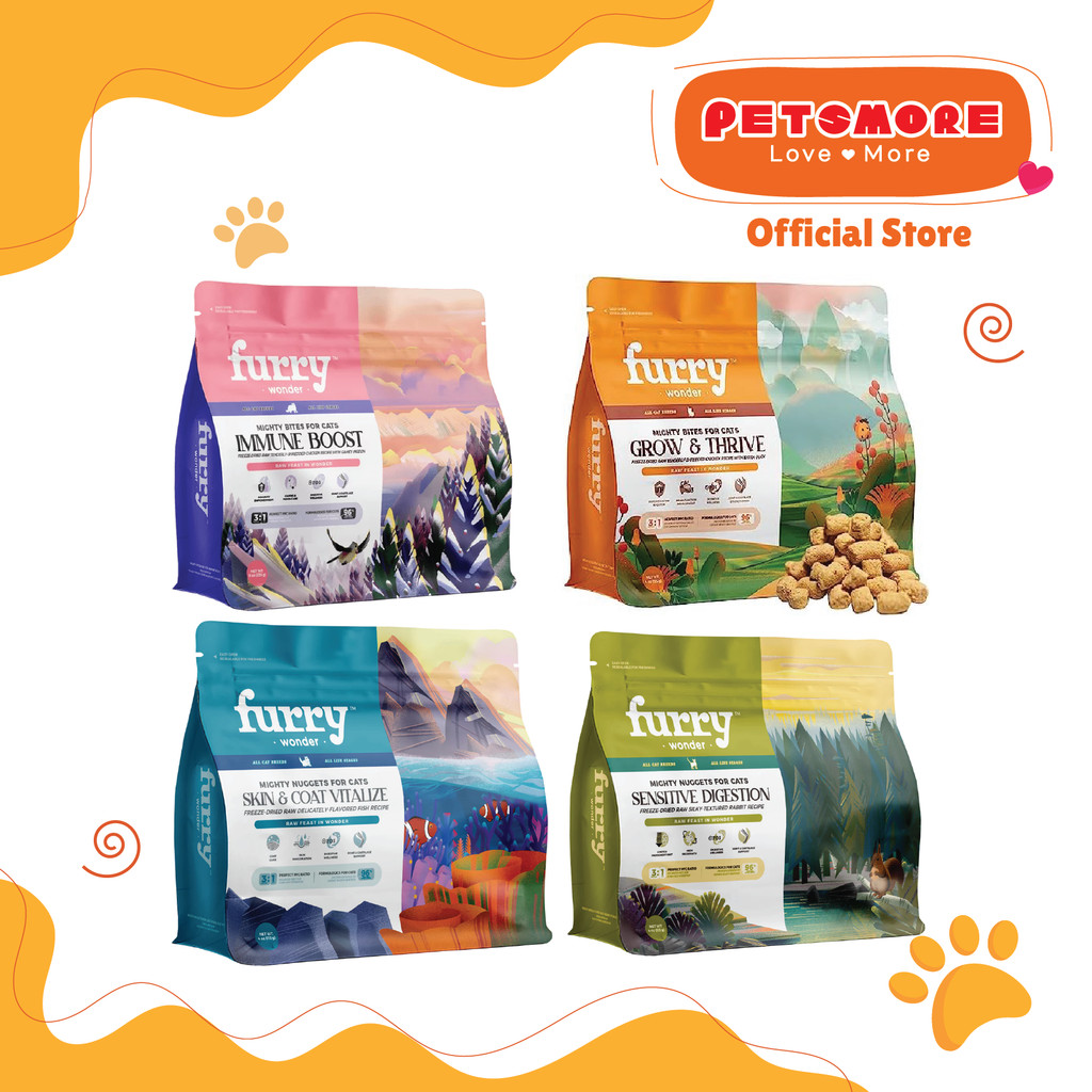 FURRY WONDER Cat Freeze Dried Complete Diet Food 猫咪主食冻干 (4oz / 8oz ...