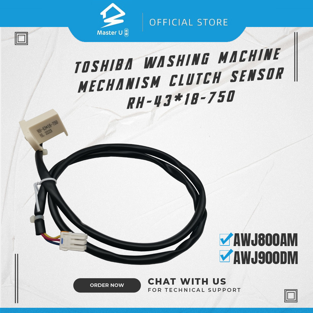 TOSHIBA MECHANISM CLUTCH SENSOR RH-43*18-750 - AWJ800AM/AWJ900DM ...