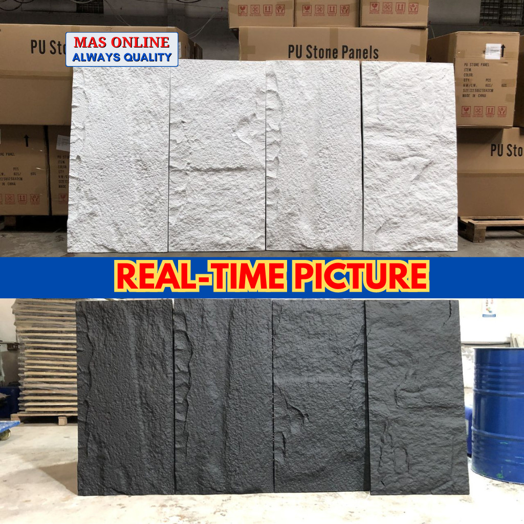 PU STONE WALL PANEL 60cm x 120cm PEEL PANEL STONE PANEL FEATURE WALL ...