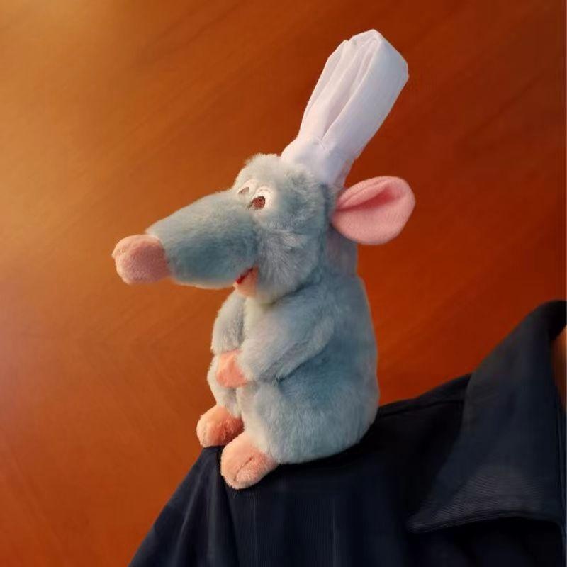 Anime 15cm Ratatouille Chef Remy Magnetic Plush Toy Room Decora Doll ...