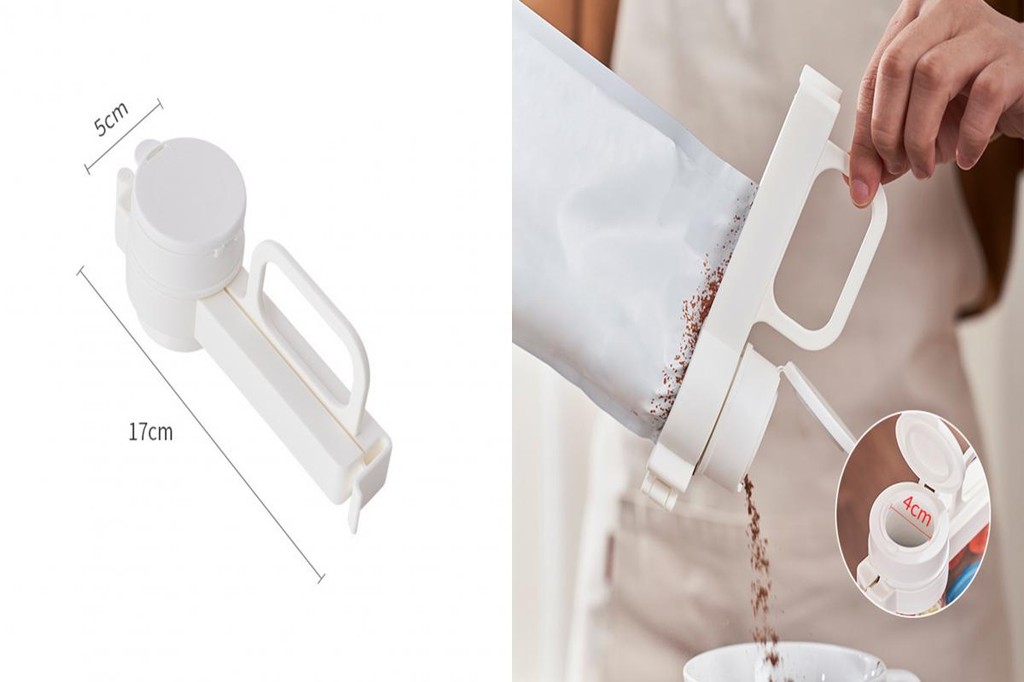 redbuild| Food Bag Sealing Clip with Pour Spout Food Sealing Clamp with ...