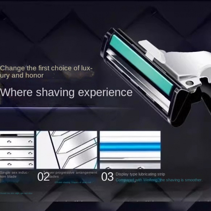 German classic New boxed double shaver Old manual shaver Classic men's ...