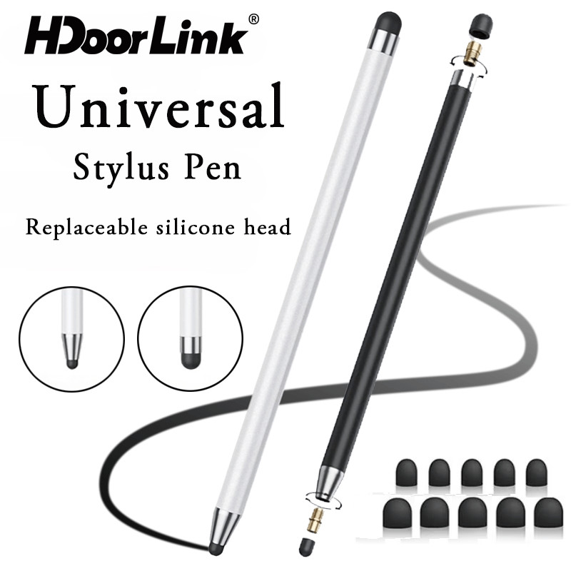 HdoorLink Universal 2in1 Touch Screen Pencil Dual Silicone Head ...