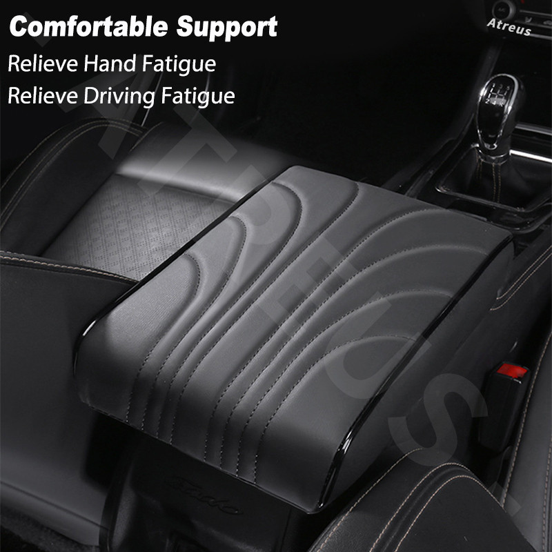 Mazda Car Armrest Box Height Pad Leather Central Armrest Mat Memory ...