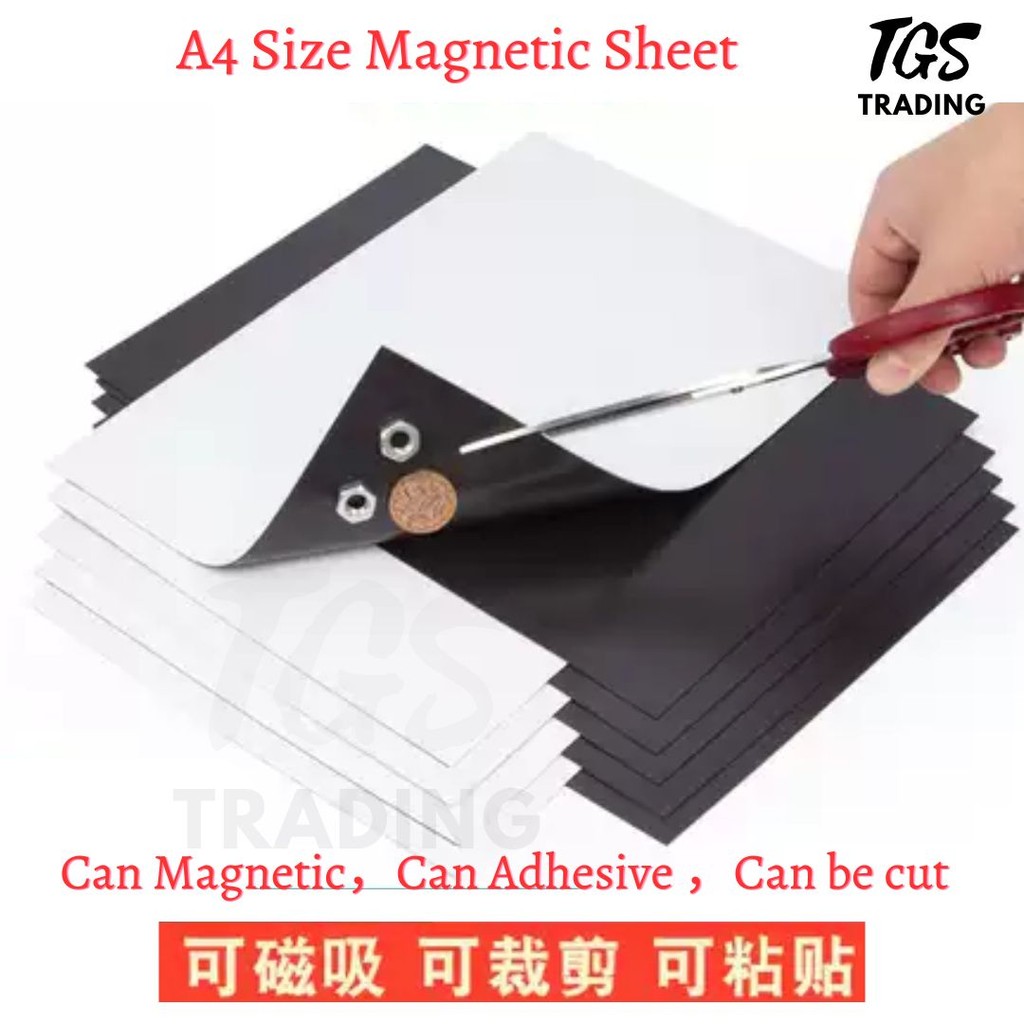 TGS Magnetic Sheet For DIY Refrigerator Magnet Adhesive Fridge Magnets ...