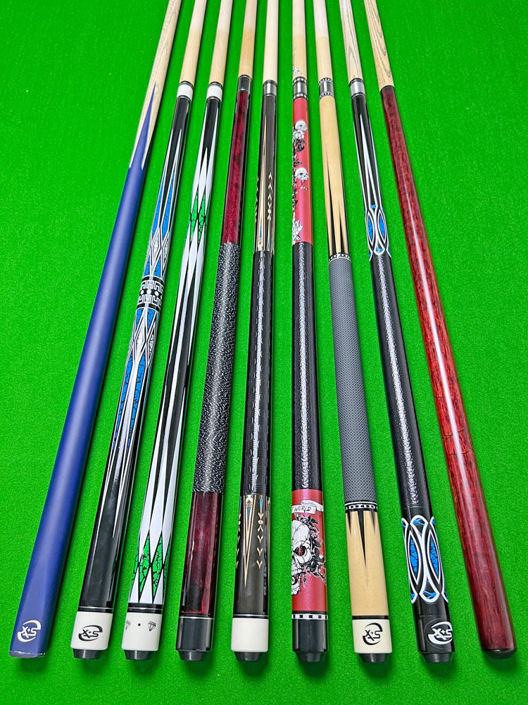 13MM big head cue pool cue stick Chinese black eight pool cue American ...