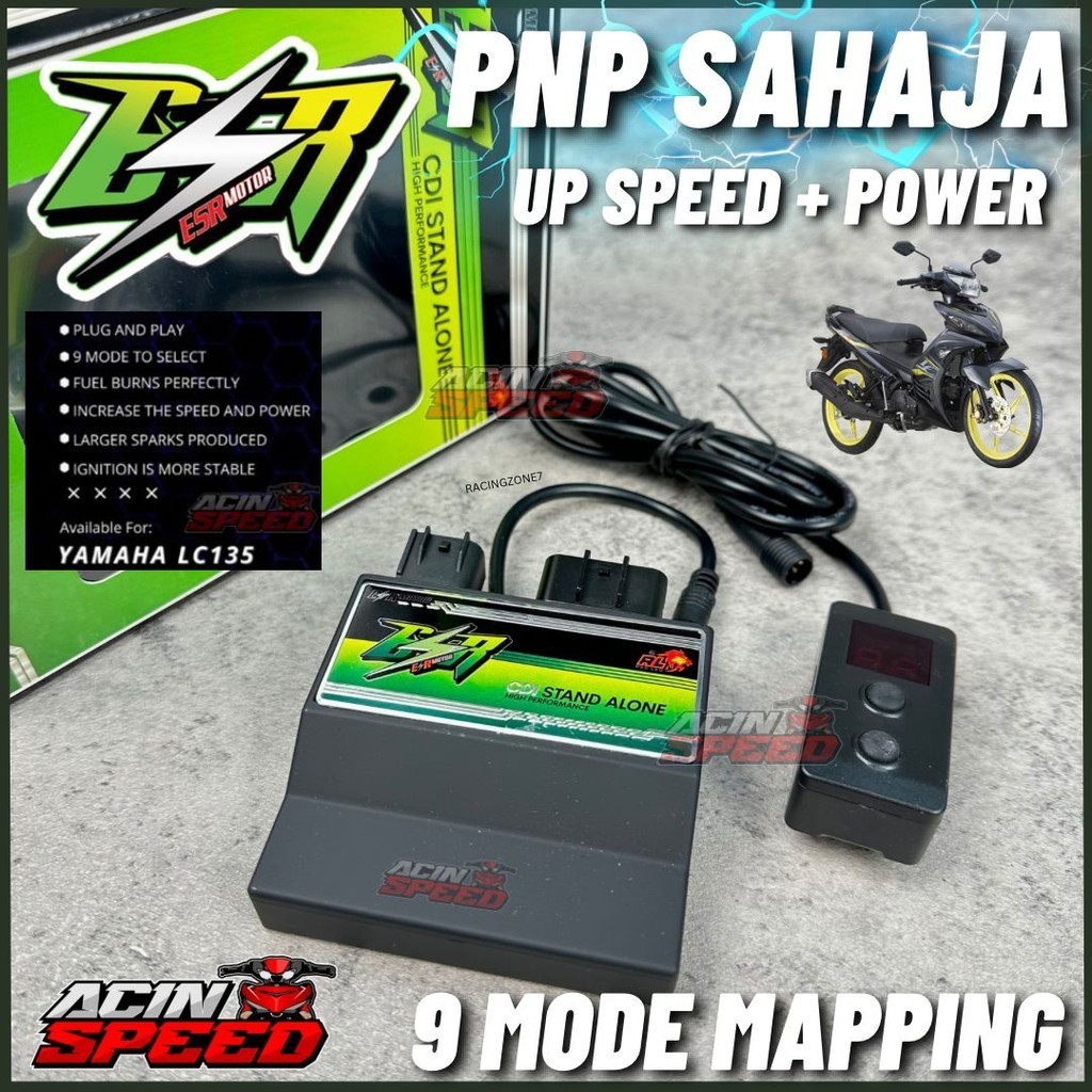 ORIGINAL YAMAHA ESR ORIGINAL CDI 9 Mode Racing/ LC135 V1-V7 EX5/ ESR CDI Racing 9 Mode LC135 ...