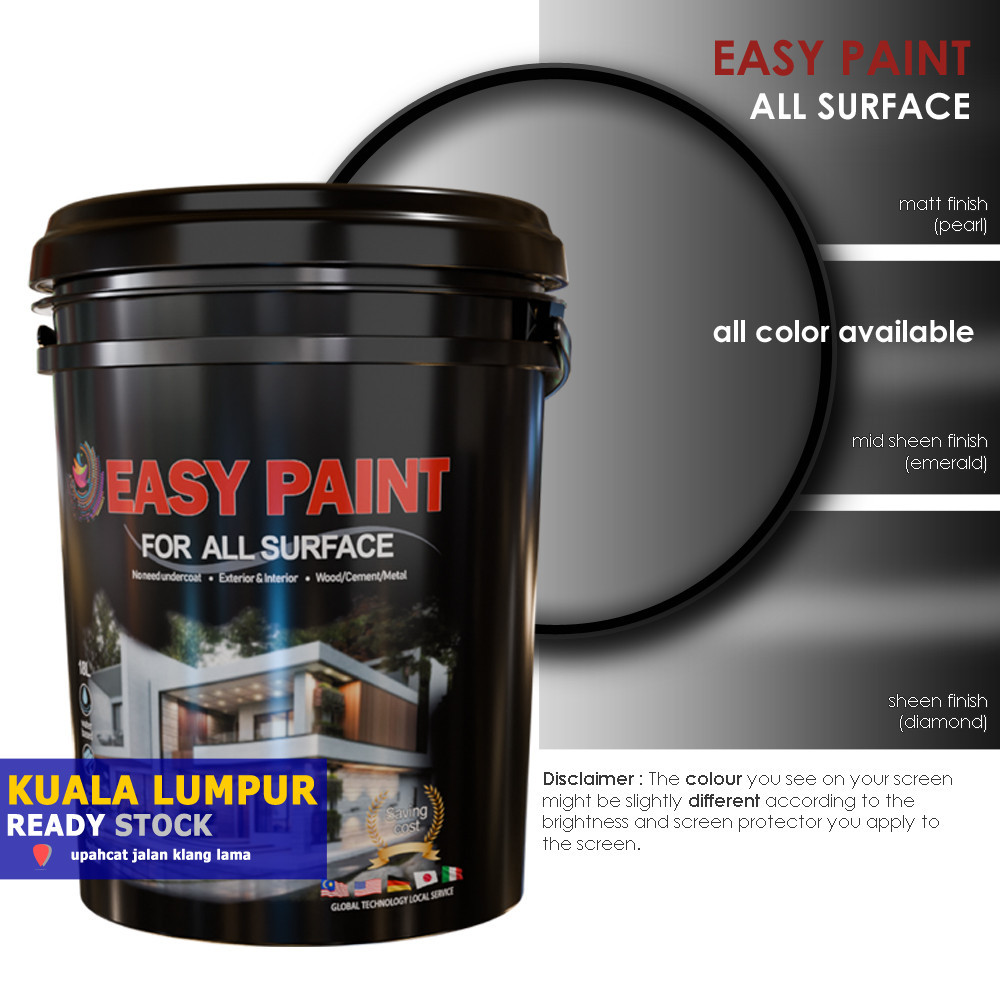 5 Liter Easy Paint All Surface - (All Colour) | Shopee Malaysia