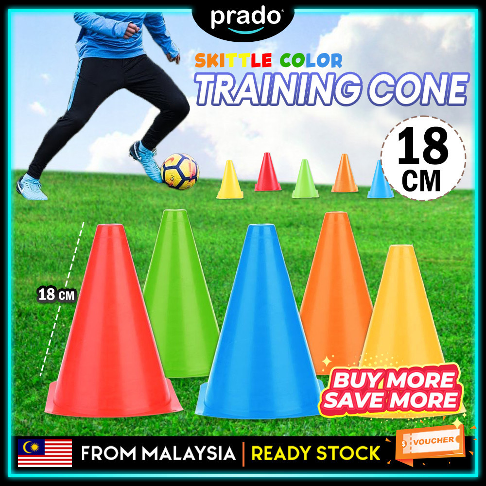 PRADO Colorfull Training Cone School Outdoor Activity Floor Marker ...