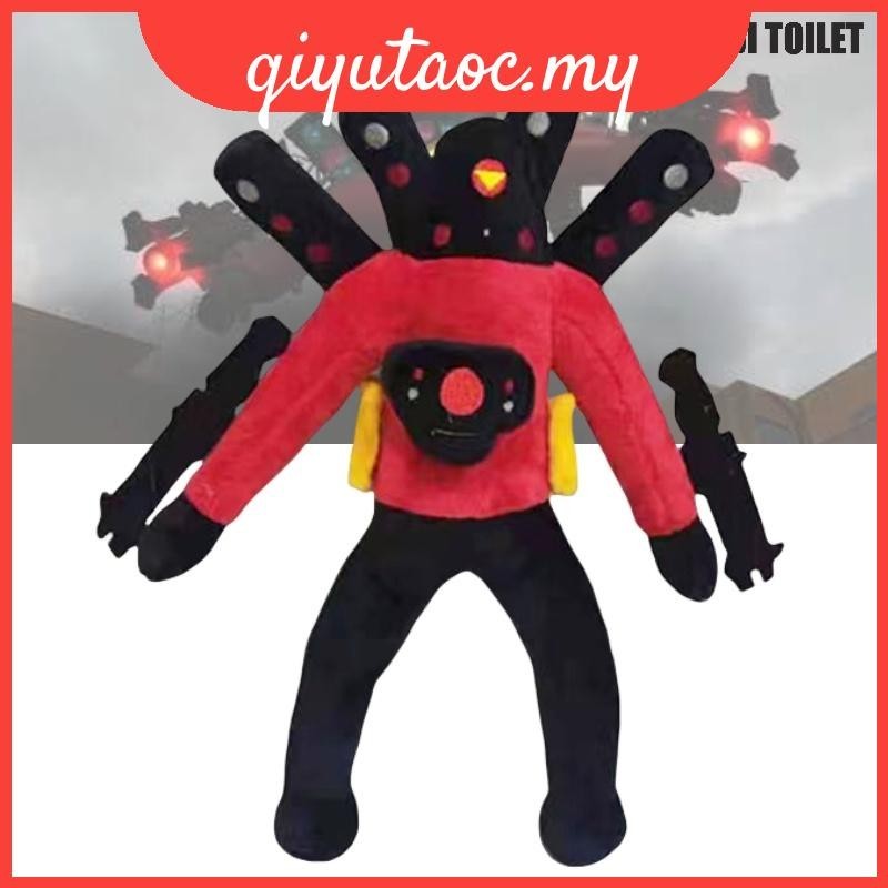 Skibidi Plush Toilet Hilarious And Soft Stuffed Toy 30cm Height Figure ...