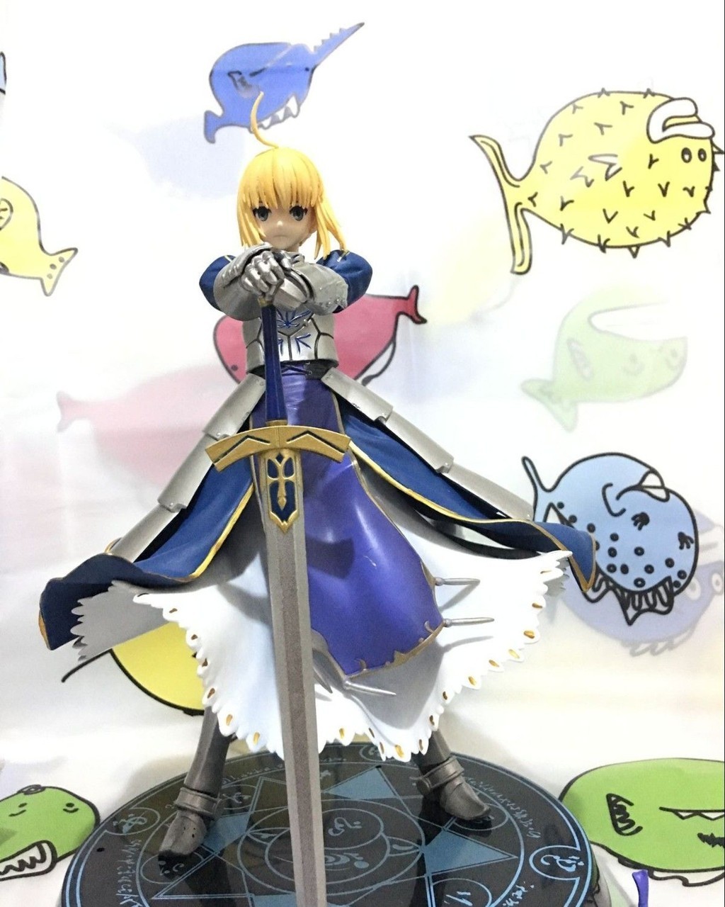 23cm Anime MF Fate/stay night UBW saber Figure Model gift塞巴 手办 | Shopee ...