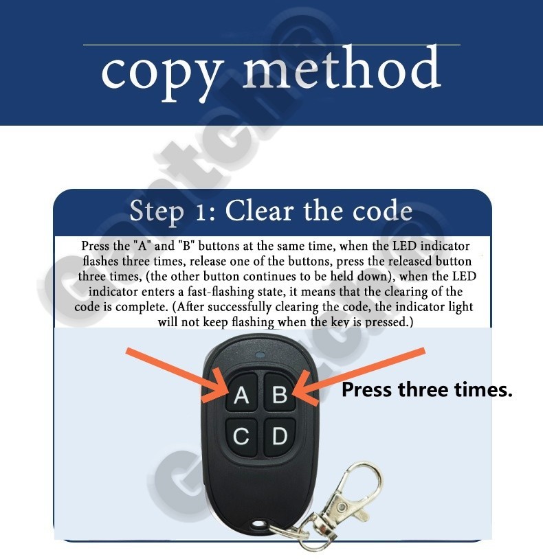 [3/1 kit] 433 Mhz Universal Remote Control Duplicator Cloning Homelink ...