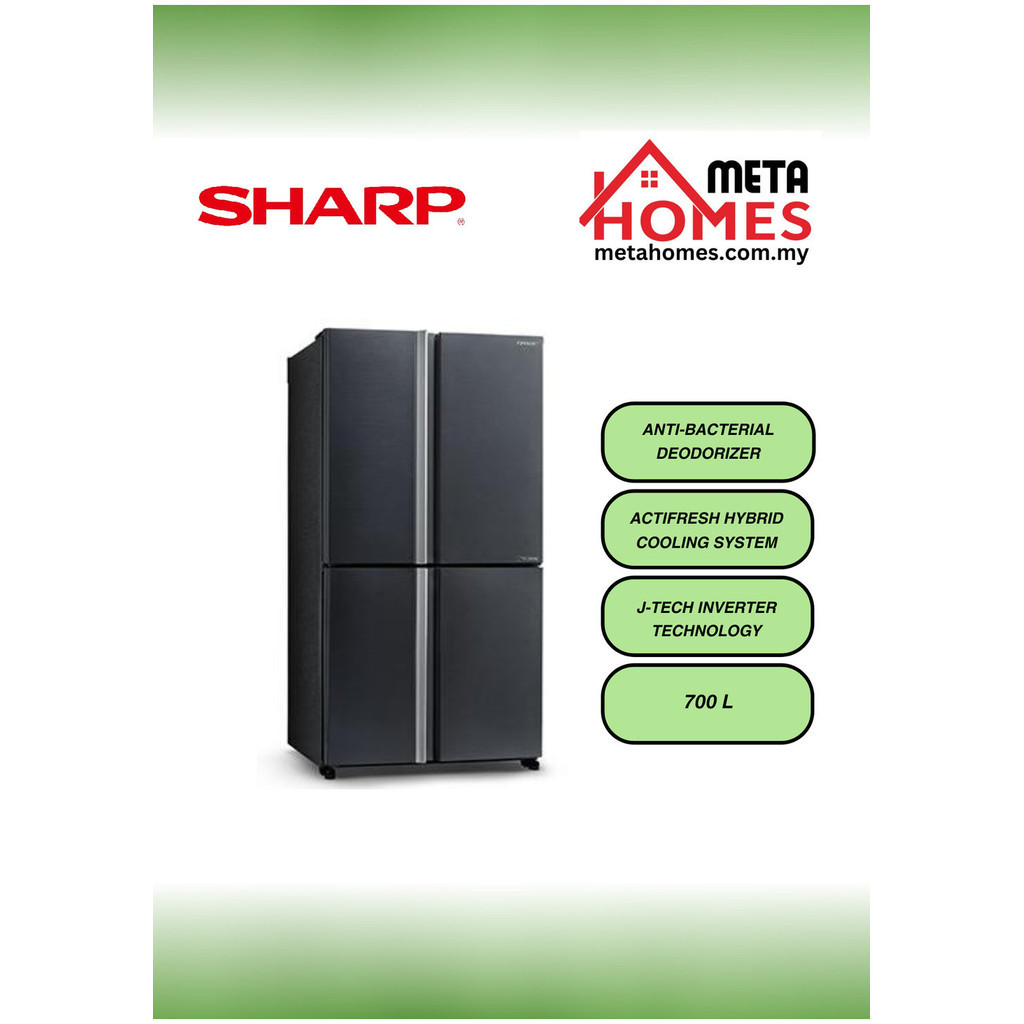 Sharp 700L Avance Series Multi Door Refrigerator SJF821VMSS | Shopee ...