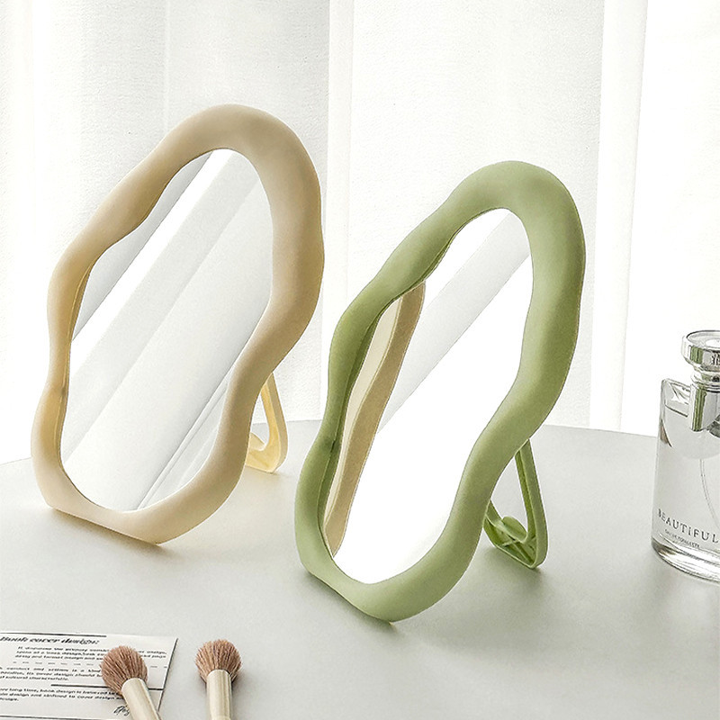 Cloud Shape Mirror Ins Desktop Makeup Mirror Wall Mounted Mirrors Cute ...