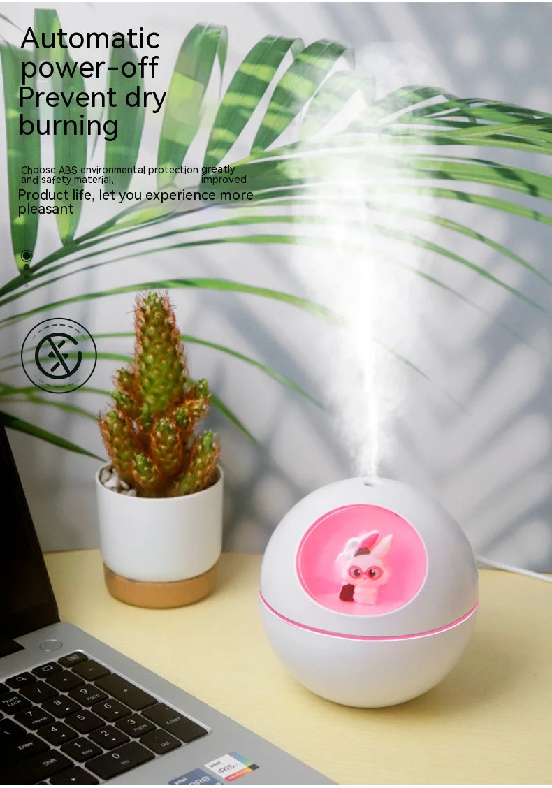 Elf Rabbit Humidifier Portable Cute Air Humidifier Aromatherapy ...