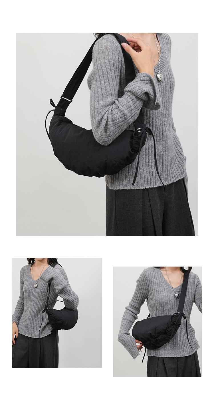 CANOPY Crossbody Nylon Bag Cos Women Dumpling Bag Shoulder Bag | Shopee ...