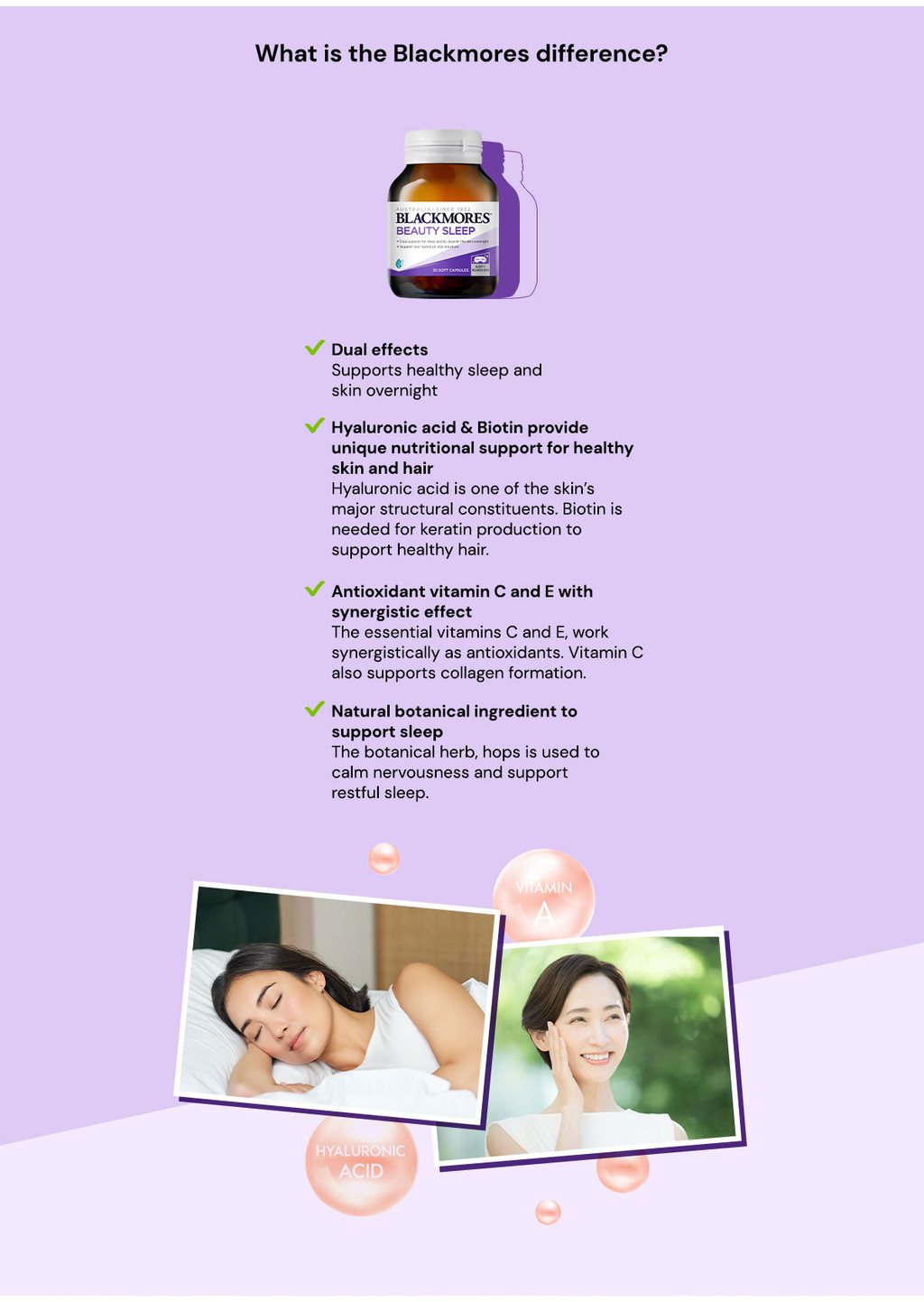 Blackmores Beauty Sleep (30s) | Supports healthy sleep and skin ...