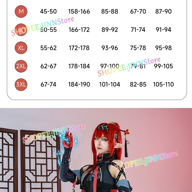 - JINN - WUTHERING WAVES Character YINLIN Cosplay Costume Lightning of Execution YINLIN Dress ...