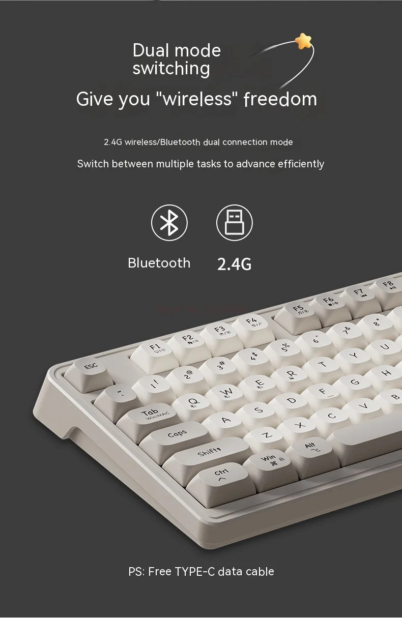EWEADN V1 V98 V98PRO Wireless Keyboard And Mouse Set 98keys ...