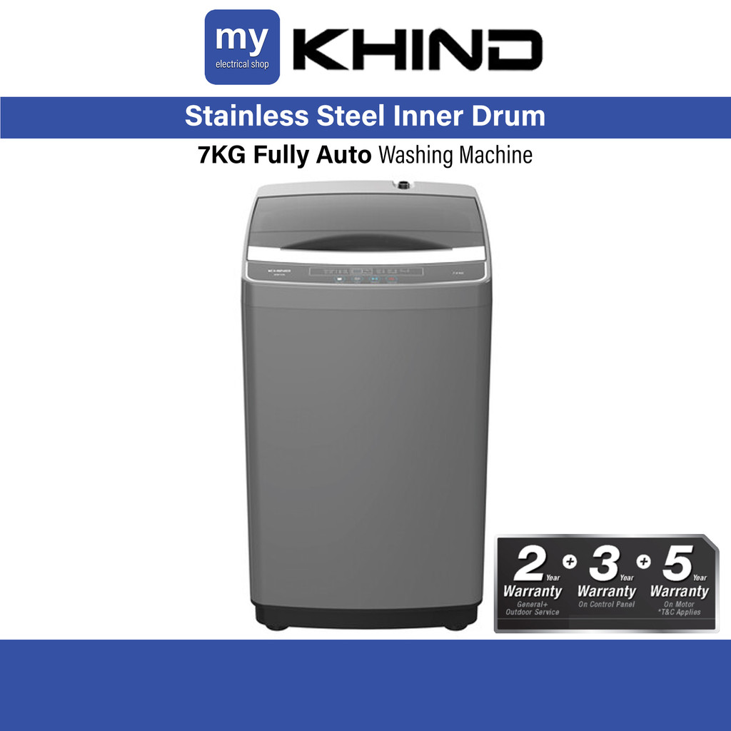 Khind 7KG Fully Auto Washing Machine Top Load Mesin Basuh WM70A ...