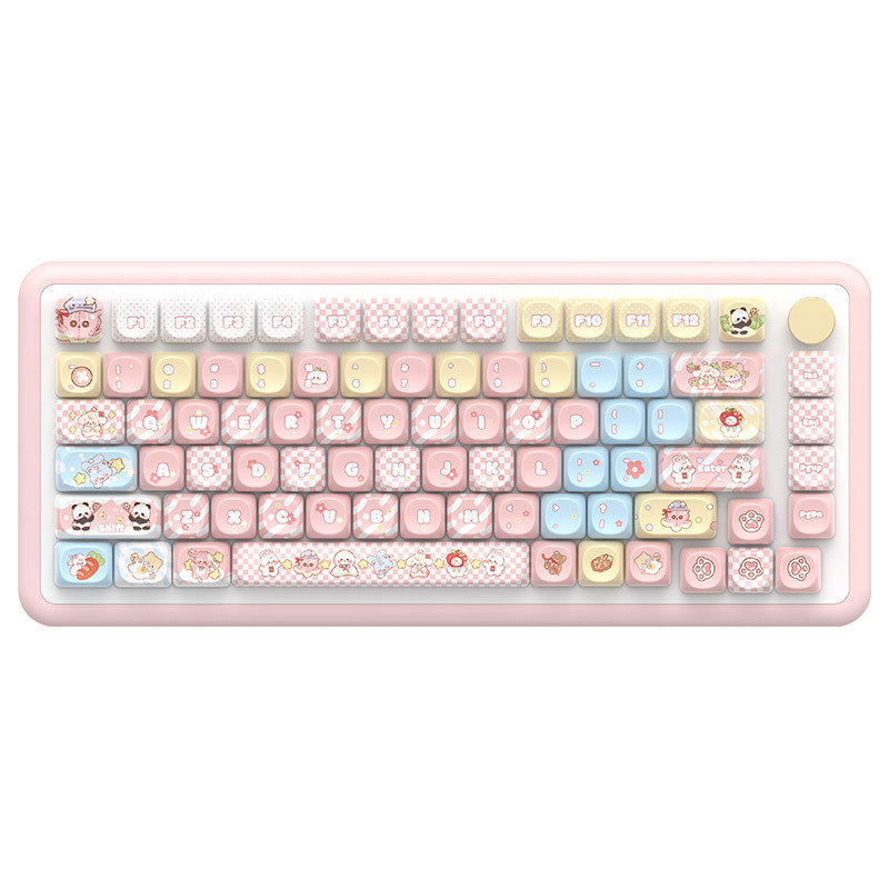 PBT Keycap MCA Clip Doll Original Thermal Dye Sublimation Pink Cute ...