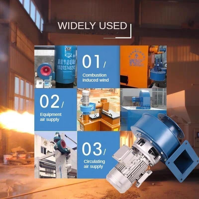Low Noise Exhaust Steam Blower Small Industrial Boiler Induced Draft ...