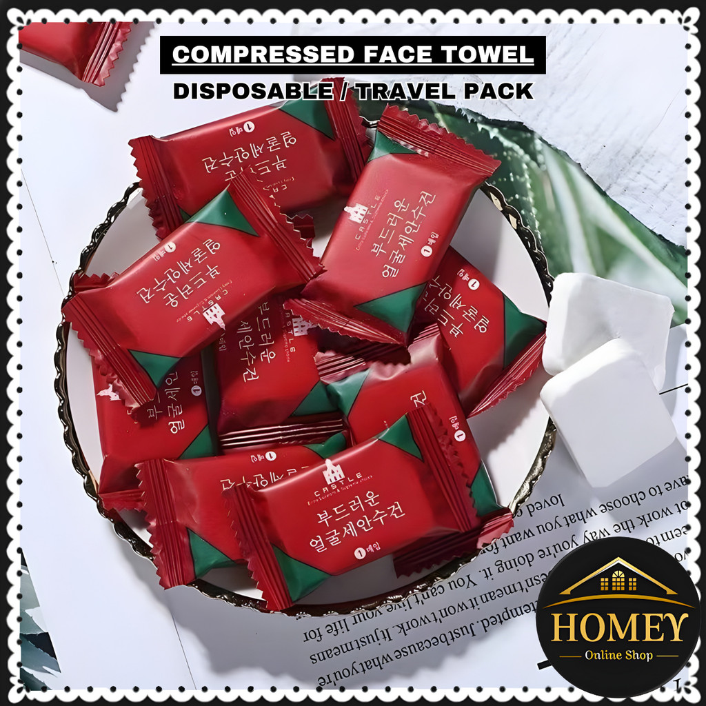 Compressed Towel Disposable Candy Cotton Cleansing Tower Small Square ...
