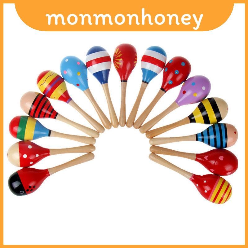 Wooden Baby Shaker Rattle For Auditory Training And Parentchild ...