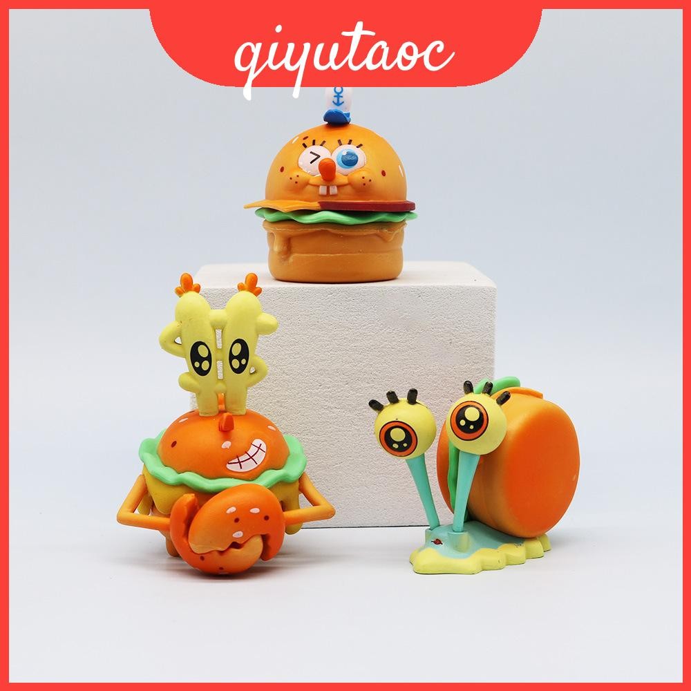 Pvc Spongebob Action Figures With Assembleable Scene Pieces For Kids ...