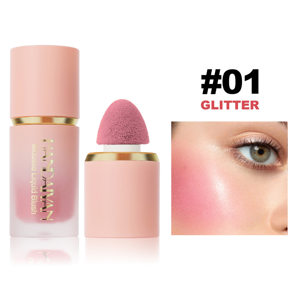 HANDAIYAN Liquid Powder Blusher Make-Up Natural Decoration Easy To ...