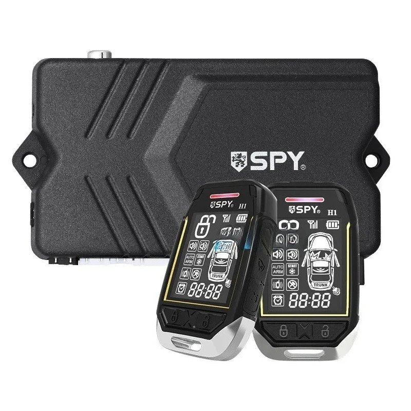 Spy Anti-Hijack Car Security Best Universal Smart Key Two-Way Car Alarm ...