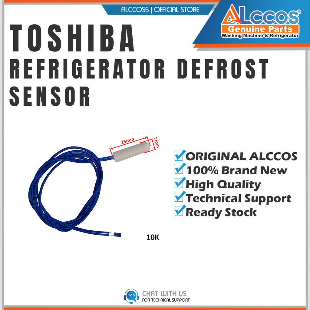 TOSHIBA REFRIGERATOR DEFROST SENSOR 10K | Shopee Malaysia