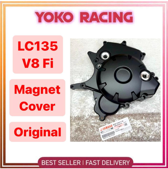 Yamaha LC135 Fi V8 135LC Fi V8 Magnet Cover Original HLY BDK-E5411-00 ...