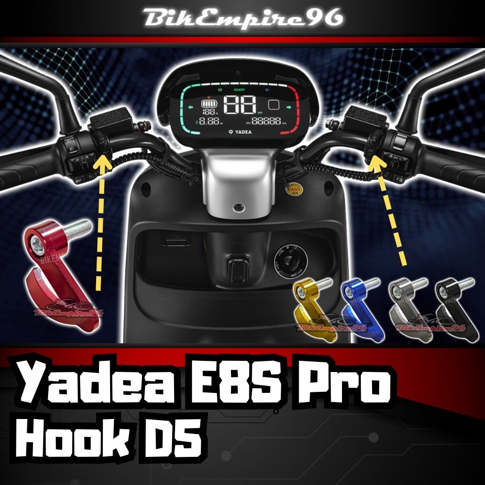 Yadea E8S Pro Hook D5 Heavy Duty Premium Durable Hanger for Helmet ...