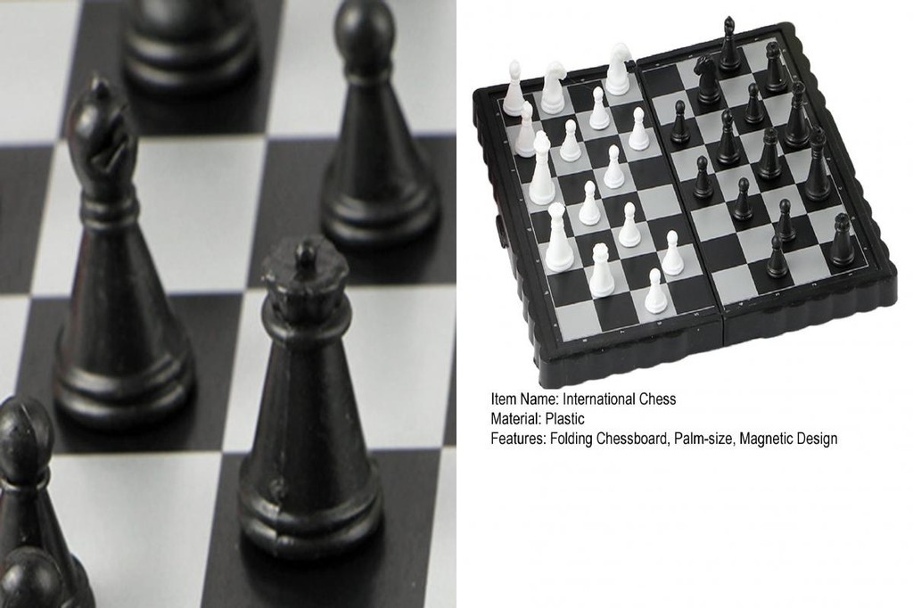 largesize| Portable Chess Kit Portable Magnetic Travel Chess Set Mini 5 ...