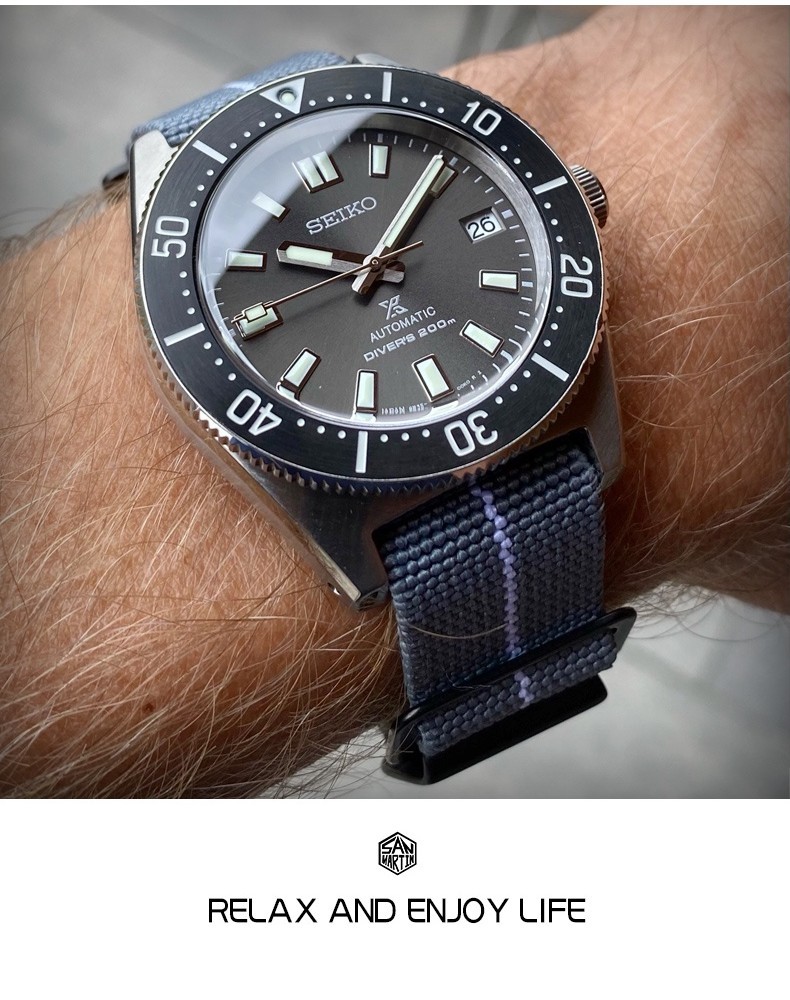 Elastic Nylon Watchband 60's French Troops Parachute Bag Nato Strap ...