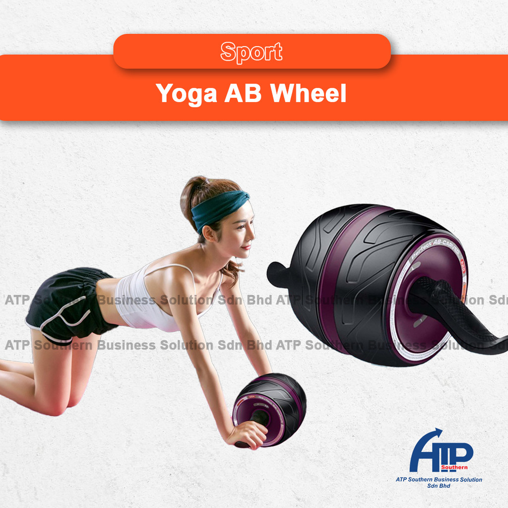 Yoga AB Wheel Fitness AB Carver ABS Roller Abdominal Workout Exercise ...