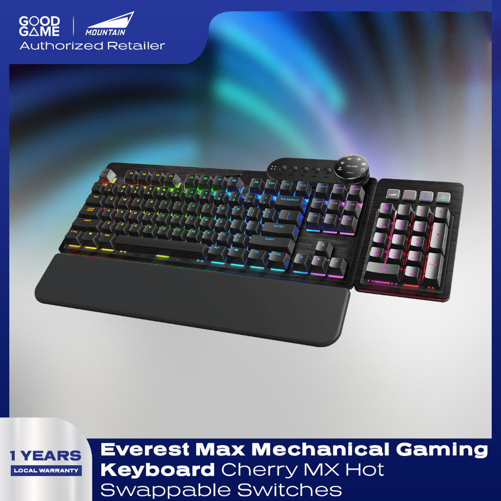 MOUNTAIN Everest Max Mechanical Keyboard ABS 3-Pin Cherry MX Hot ...
