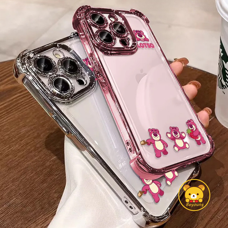 Strawberry Bear Lotso Phone Case For Vivo V30 V29 V29E V27 V25 V23 Pro ...