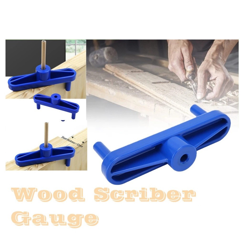 DFOdiy Woodworking Center Marking Guide Line Ruler Doweling Jig Wood ...