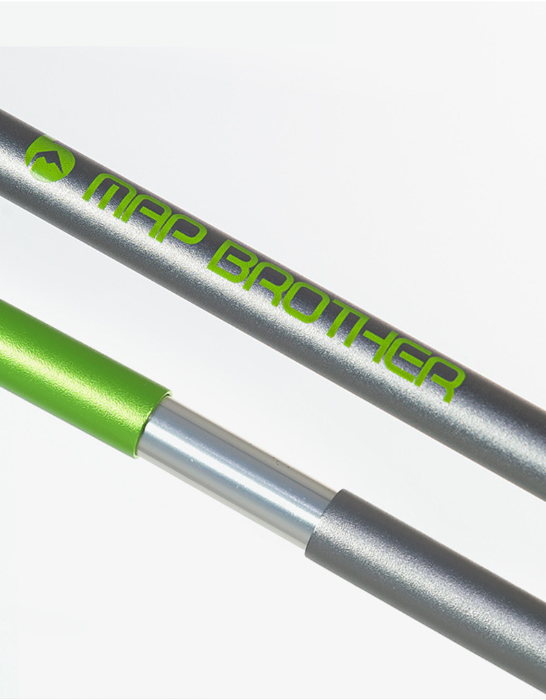 MAP BROTHER Trekking Poles 7075 Aluminium Alloy Collapsible Hiking ...