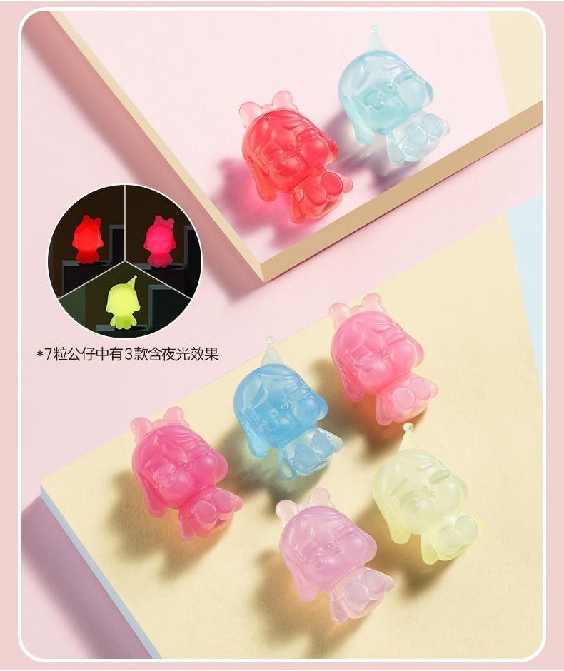 Popmart POPMART Bubble Cute Pellets CRYBABY MINI Doll Gradient Rainbow ...