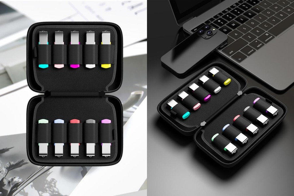 KDFH- Usb Storage Box Travel Usb Pouch Portable Usb Flash Drive ...